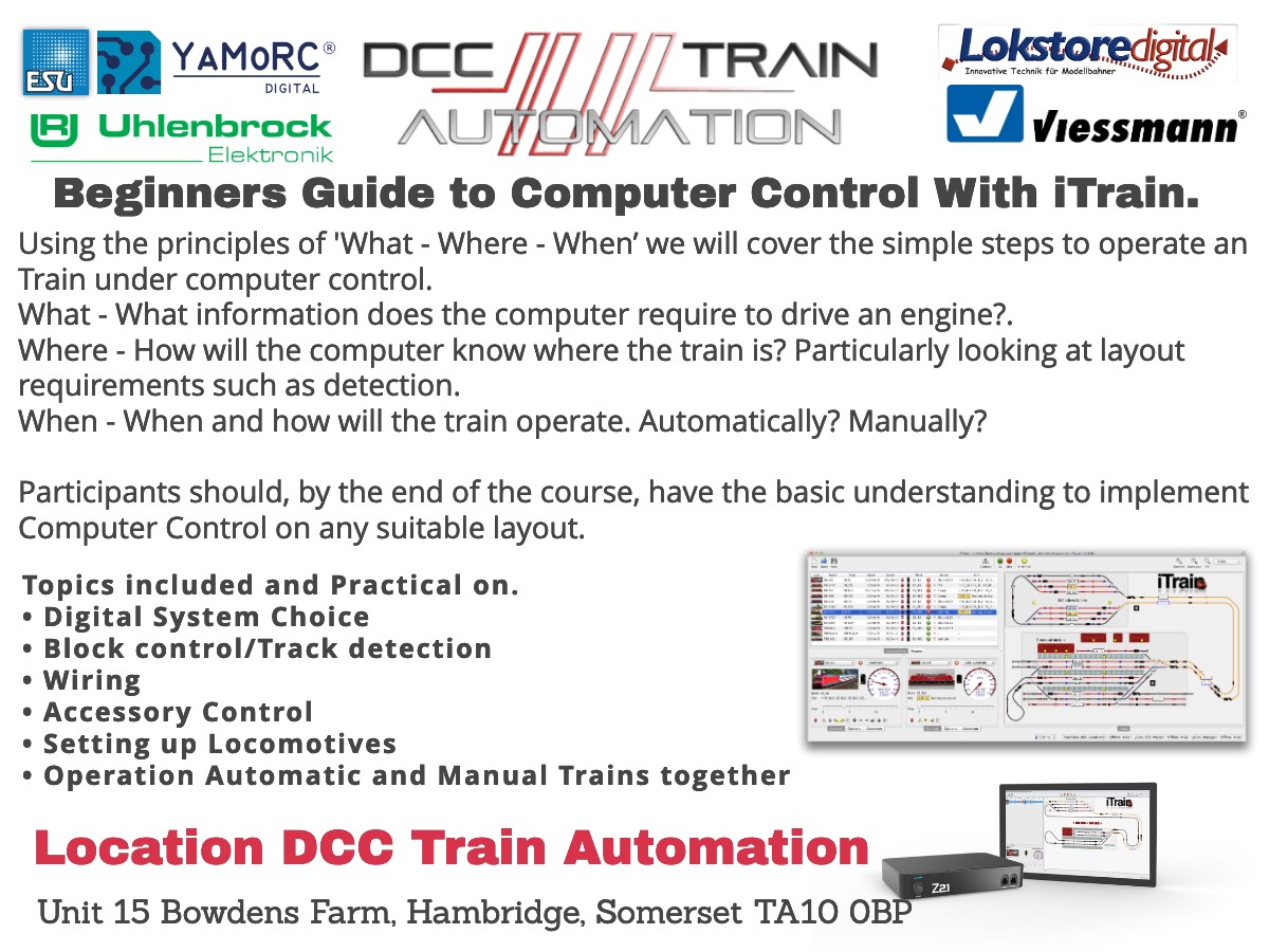 Beginners Guide to Computer Control With iTrain - dcctrainautomation.co.uk