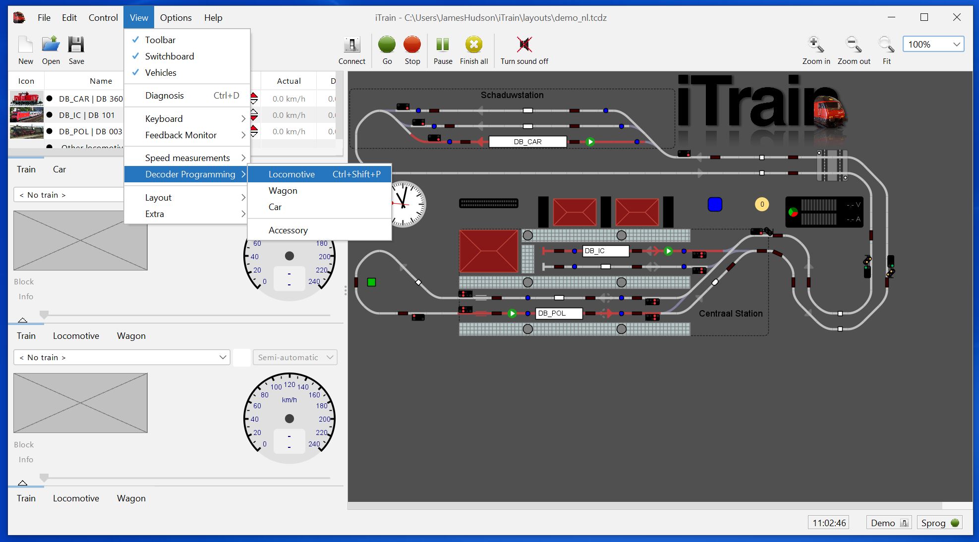 Sprog programming in iTrain - dcctrainautomation.co.uk