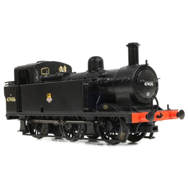 Bachmann 32-231B LMS Fowler 3F (Jinty) 47406 BR Black (Early Emblem ...