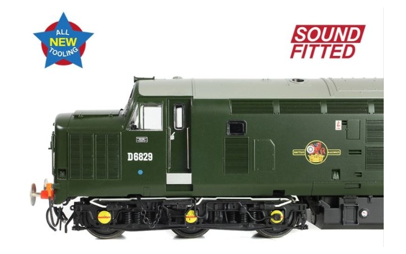 Bachmann 35-306SF Class 37/0 Centre Headcode D6829 BR Green (Small ...