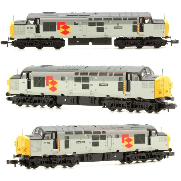 Graham Farish 371-470 Class 37/0 37068 'Grainflow' BR Railfreight ...