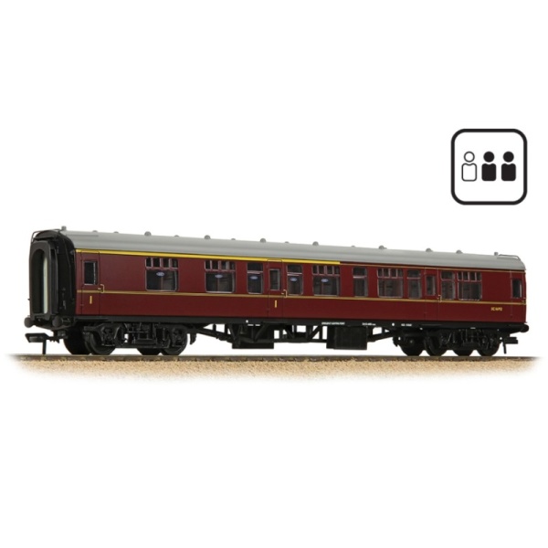 Bachmann 39-126HPF BR Mk1 CK Composite Corridor BR Maroon Passenger ...