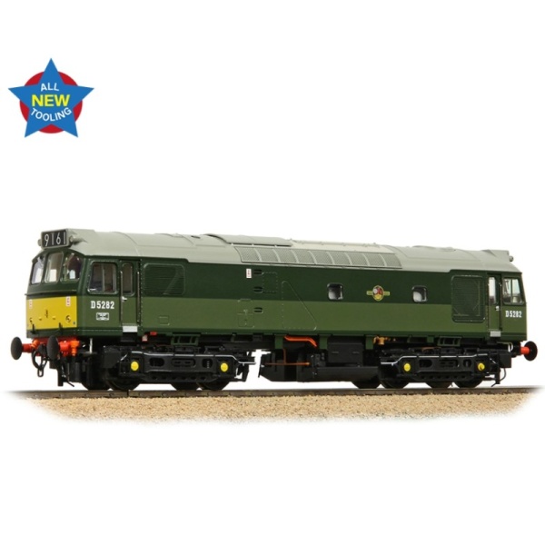 Bachmann 32-341 Class 25/2 D5282 in BR Two Tone Green livery with Small ...