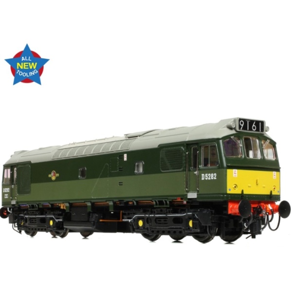 Bachmann 32-341 Class 25/2 D5282 in BR Two Tone Green livery with Small ...