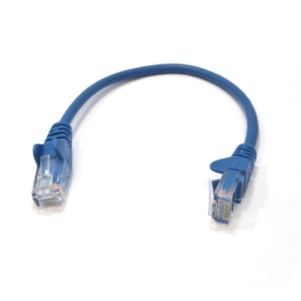 Blue patch cable 5m - dcctrainautomation.co.uk