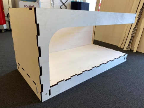 Lasercut Baseboard Left side 1200mm x 600mm - dcctrainautomation.co.uk