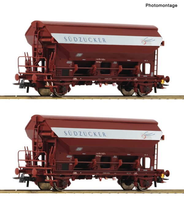 ROCO 77036 DB Tadgs959 Swivel Roof Bogie Hopper Wagon Set (2) IV ...
