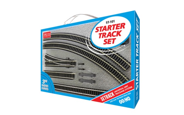 PECO ST-100 Setrack OO/HO Code 100 Starter Track Set, 2nd Radius ...