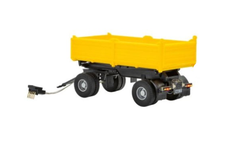 VN8215 H0 2-axle dump trailer, yellow, functional model ...