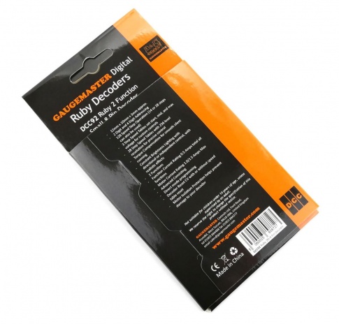 Gaugemaster DCC92 Ruby Series Small DCC Decoder 8 Pin ...