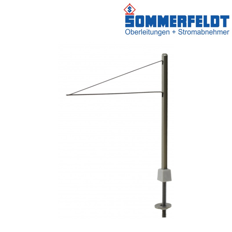 Modern Mainline mast for tramway with twin bracket - dcctrainautomation ...