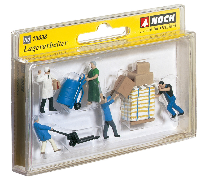 Noch 15038 Warehousemen (5) And Accessories Figure Set ...