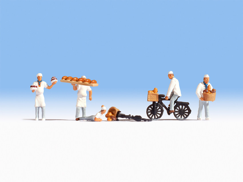 Noch 15053 Bakers (5) And Accessories Figure Set HO SCALE ...