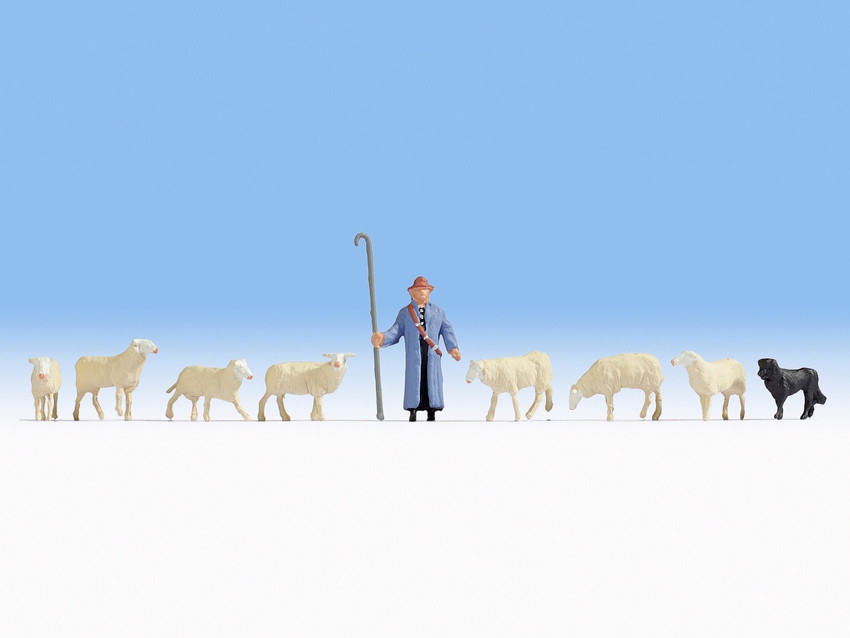 Noch 15749 Sheep (14) Figure Set - dcctrainautomation.co.uk