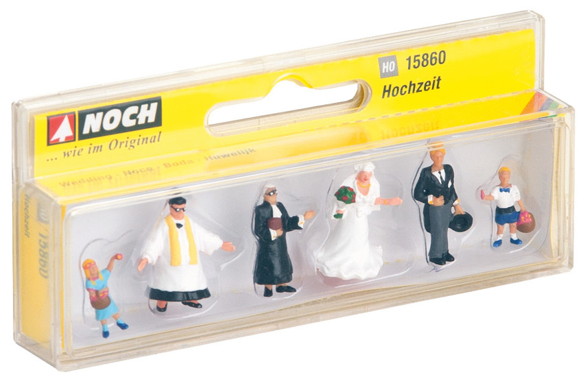 Noch 15860 Wedding (6) Figure Set - dcctrainautomation.co.uk
