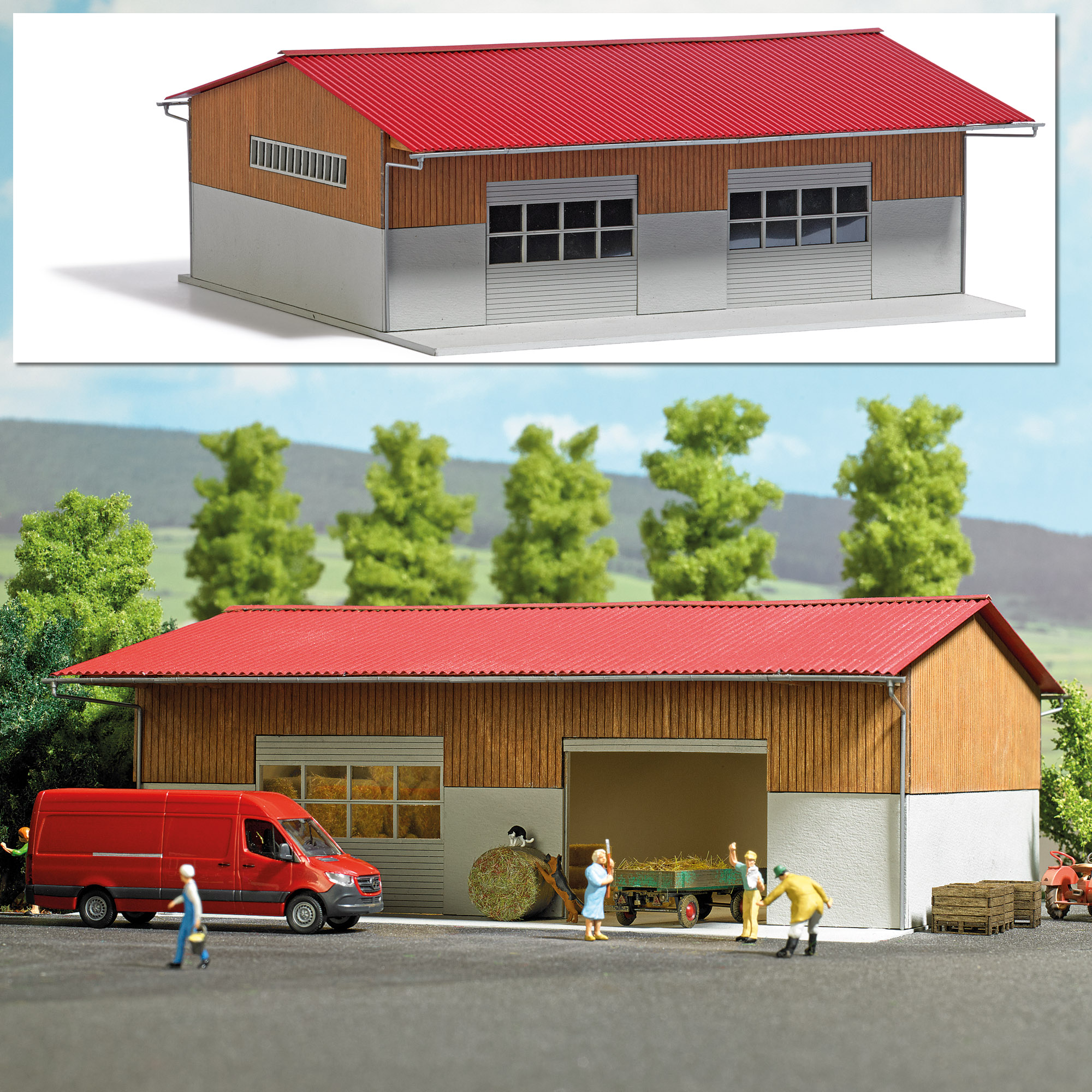 Busch 1901 Modern Mining Hall - dcctrainautomation.co.uk