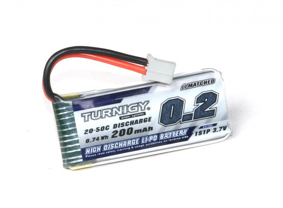211285 Turnigy 200mAh 1S 20C LiPo Pack - dcctrainautomation.co.uk
