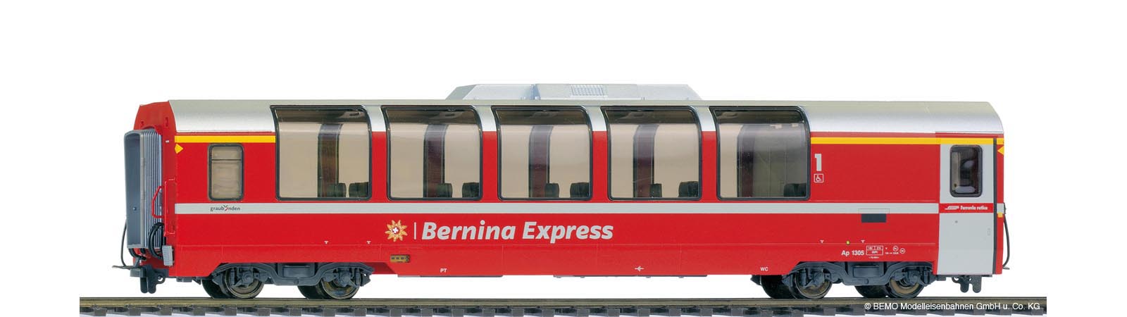 Bemo 3293 145RhB Ap 1305 Bernina Express panorama car ...