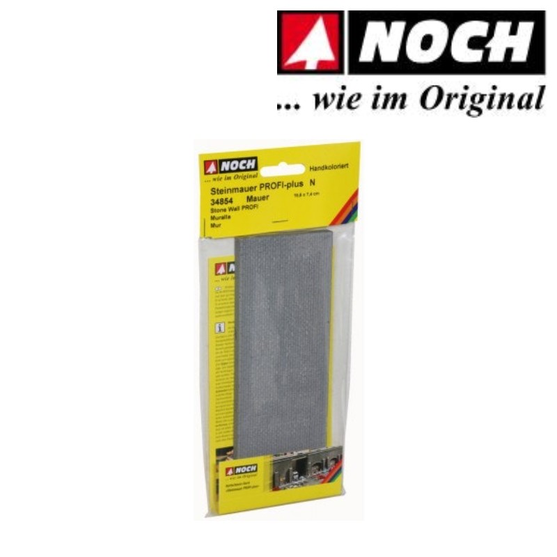 Noch 34854 Stone Wall (Hard Foam) N Scale - dcctrainautomation.co.uk