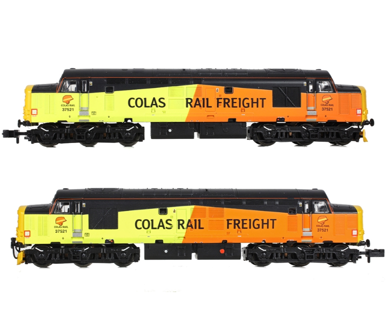 Graham Farish 371-173 Class 37/5 Refurbished 37521 Colas Rail Freight ...