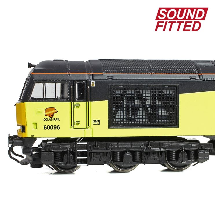 Graham Farish 371-358ASF Class 60 60096 Colas Rail Freight Sound-Fitted ...