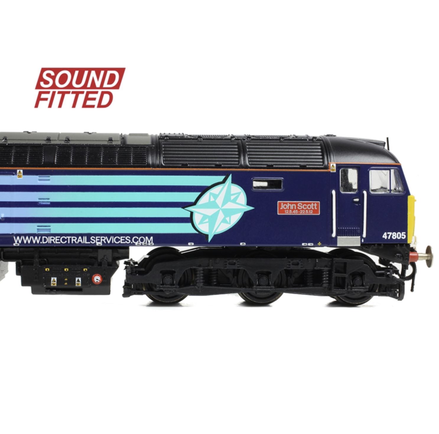 Graham Farish 372-252SF Class 47/4 47805 'John Scott' DRS Compass ...