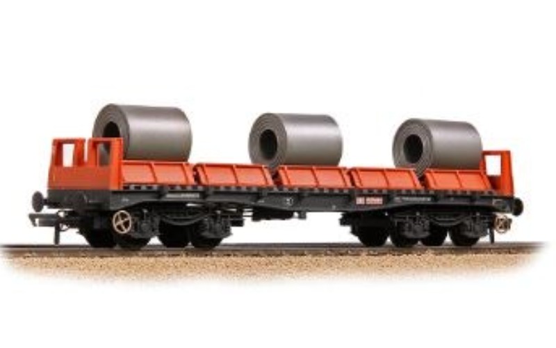 Bachmann 38-351B - BR BAA Steel Carrier Wagon BR Railfreight Red [W, WL ...