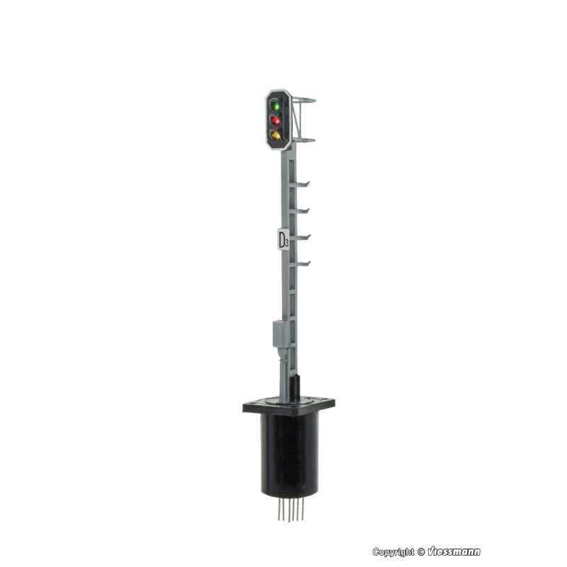 Viessmann 4642 Colour Light Departure Signal, Aspect: 1/2 Long Mast SBB ...