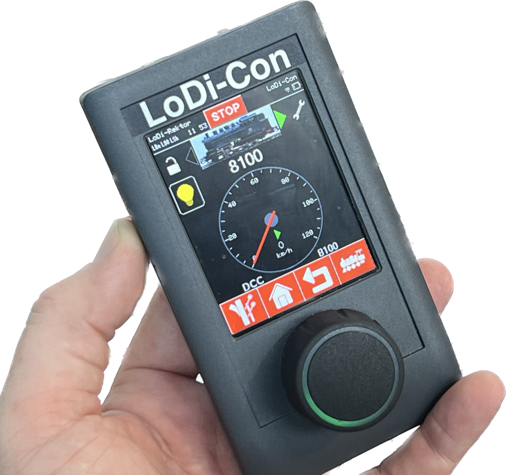 LoDi-Con A hand controller - dcctrainautomation.co.uk