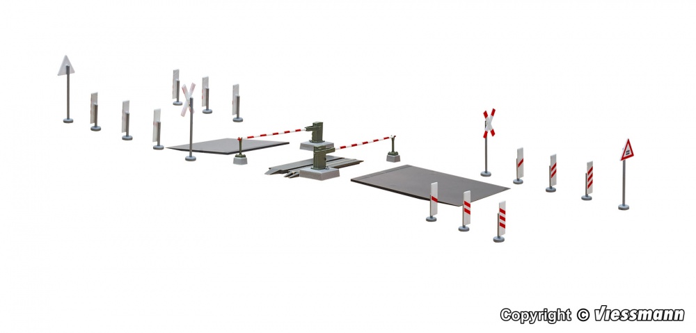 Viessmann 5108 Level Crossing Fully Automated - dcctrainautomation.co.uk