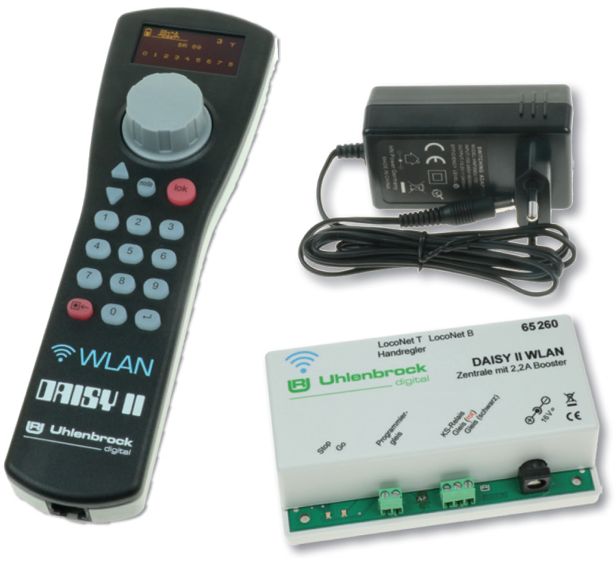 Uhlenbrock 64360 DAISY II WLAN-DCC Digital-Set - dcctrainautomation.co.uk