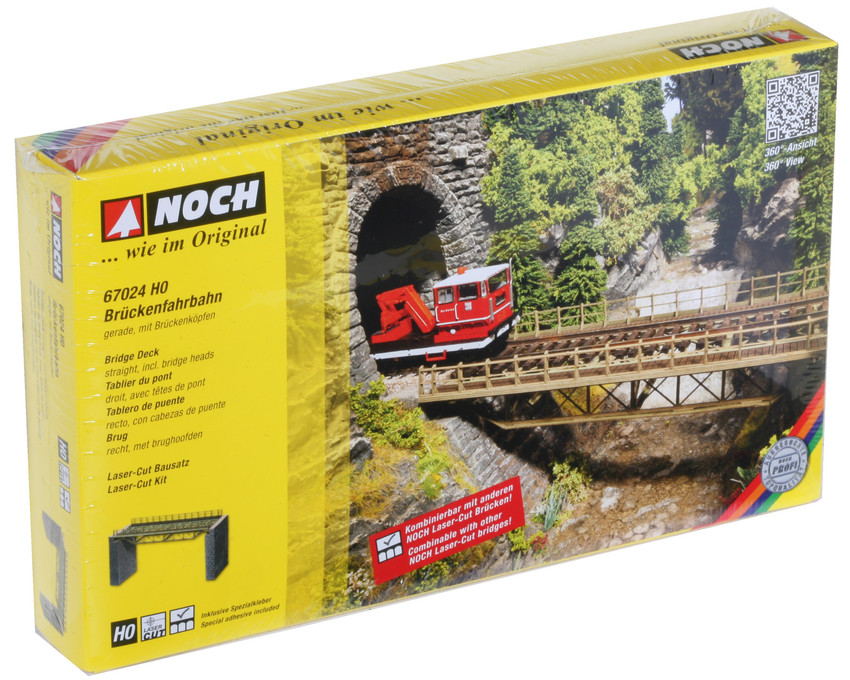 NOCH 67024 - Bridge deck, straight - dcctrainautomation.co.uk