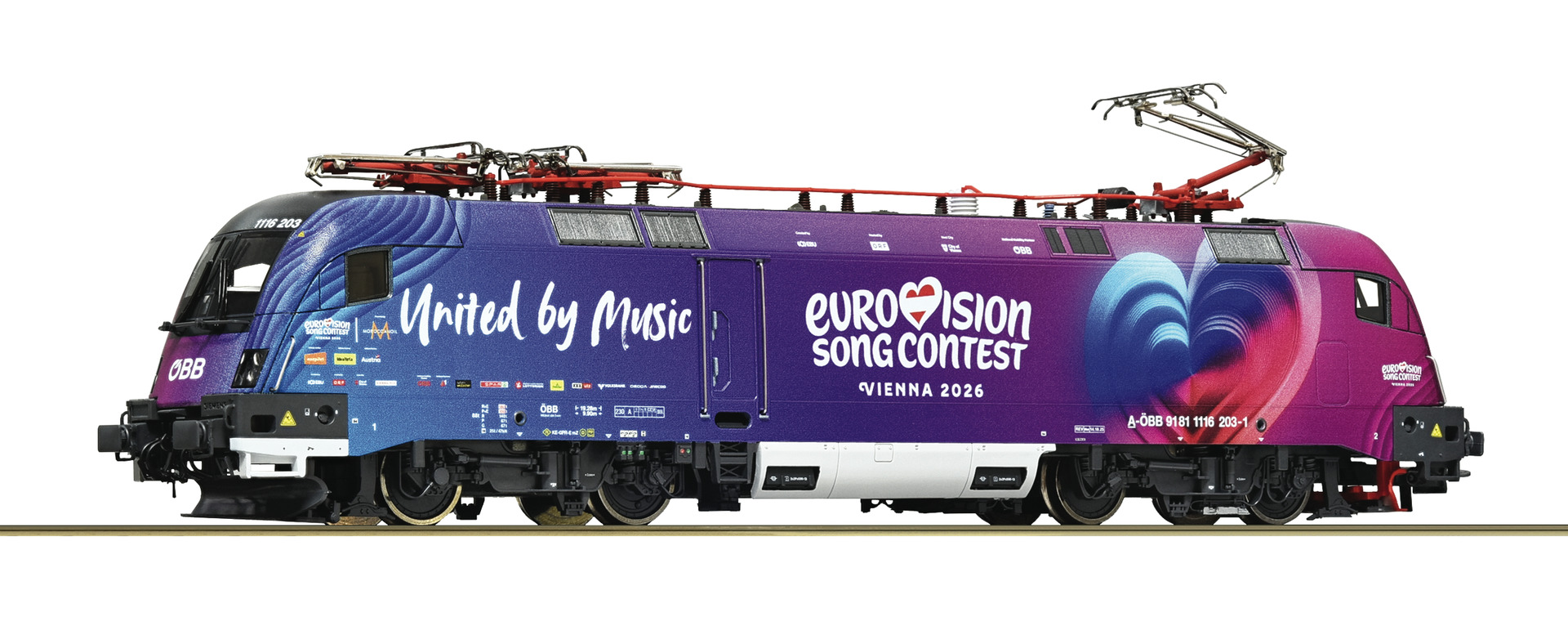 Roco 7510240 Electric Locomotive 1116 203-1 “ESC 2026” – ÖBB ...