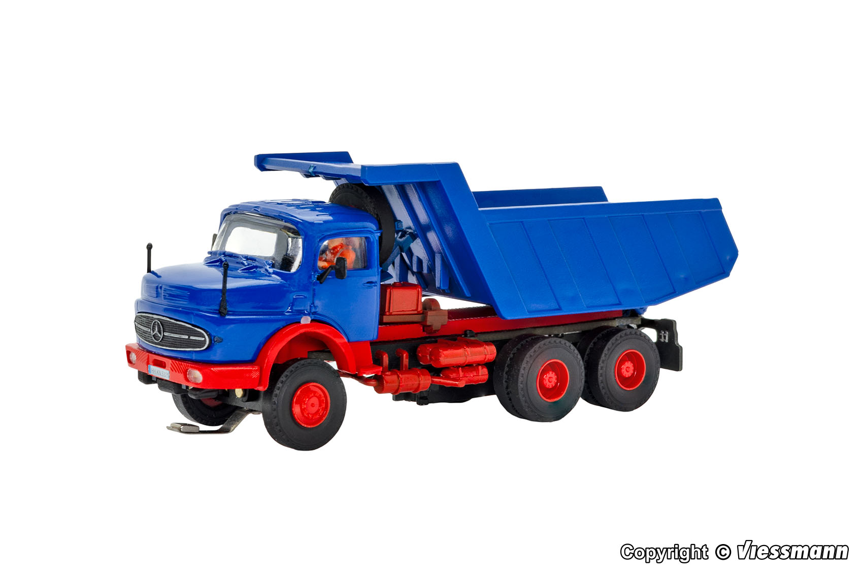Viessmann 8019 H0 MB round bonnet 3-axle with MEILLER tipper, basic ...