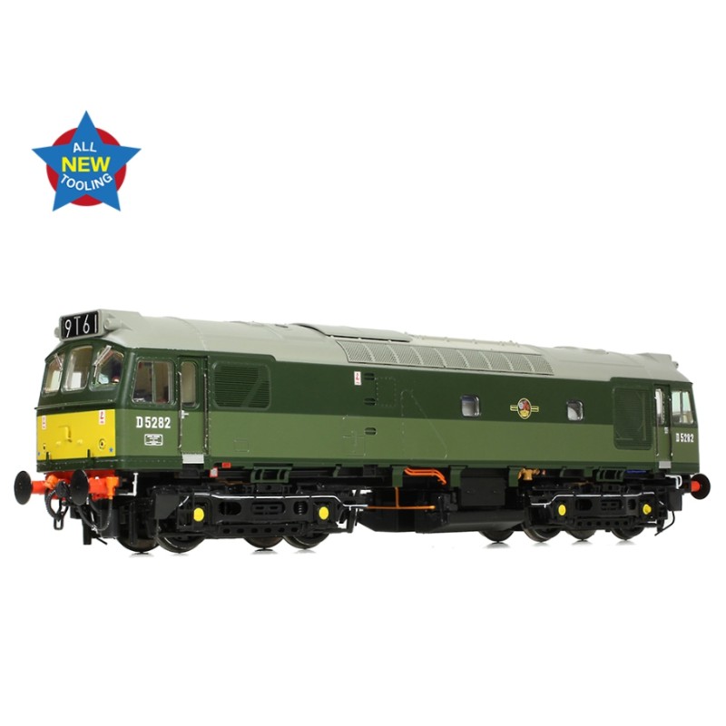 Bachmann 32-341 Class 25/2 D5282 in BR Two Tone Green livery with Small ...