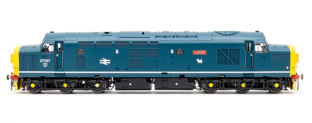 Accurascale 37027 BR Blue (White Stripe) Class 37/0 Locomotive ...