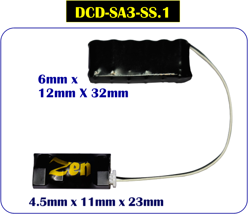 DCC Concepts DCD-SA3-SS.1Zen 3-Wire Super High-Power Stay Alive for Zen ...