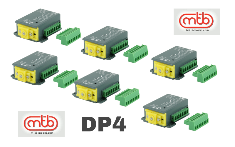 MTB DP4 Digital Point motor Six pack - dcctrainautomation.co.uk