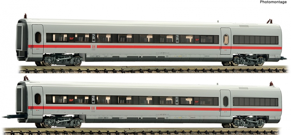 Fleischmann FM746102 ICE-T Coach Set DBAG - dcctrainautomation.co.uk