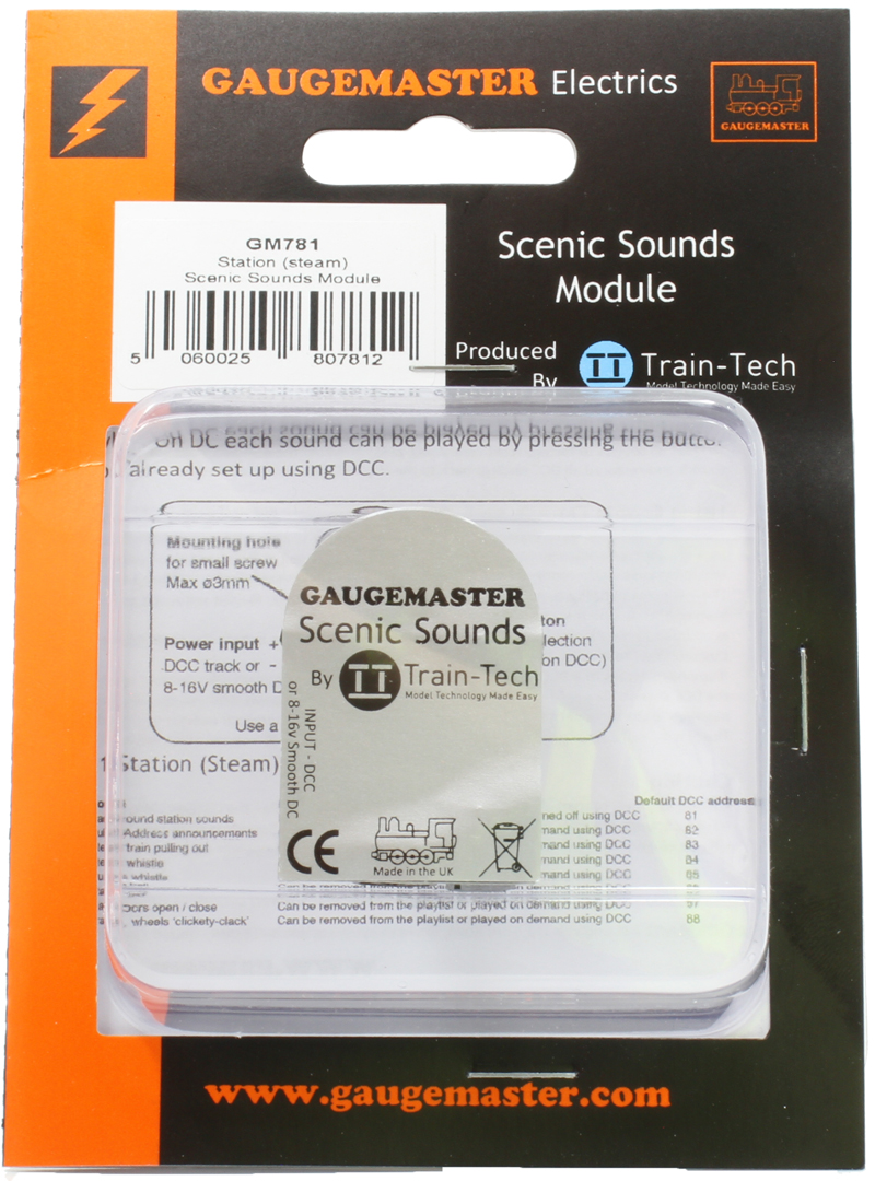 Gaugemaster GM784 Rural Scenic Sounds Module - dcctrainautomation.co.uk