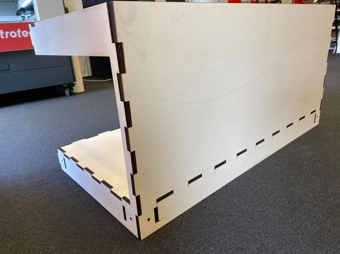 Lasercut Baseboard Left side 1200mm x 600mm - dcctrainautomation.co.uk
