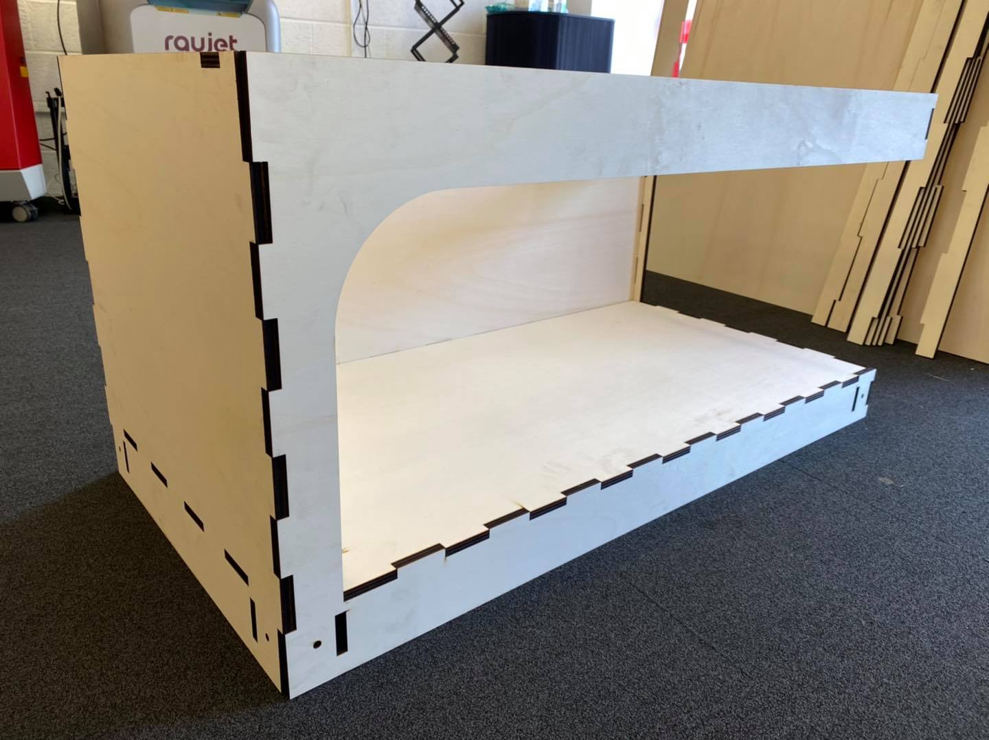 Lasercut Baseboard Left side 1200mm x 600mm - dcctrainautomation.co.uk