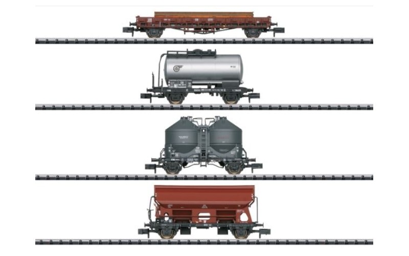 MINITRIX M18722 DB Wagon Set (4) III - dcctrainautomation.co.uk