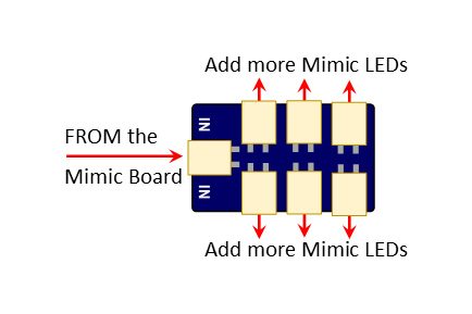 Multiple Mimic LED Connector (3 pack) - dcctrainautomation.co.uk
