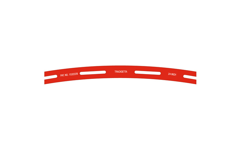 Tracksetta OOT24 Template 24" Radius - dcctrainautomation.co.uk
