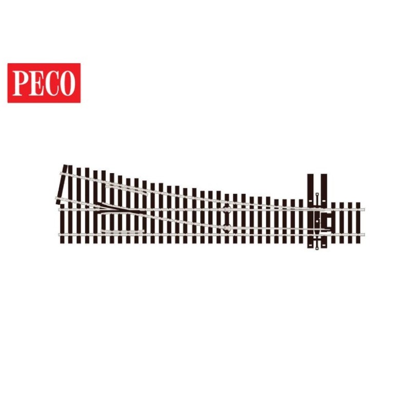 Peco SL-8351 #5 R/H Turnout - dcctrainautomation.co.uk