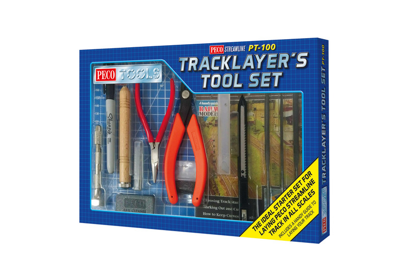 PECO PT-100 Tracklayer's Tool Set - dcctrainautomation.co.uk