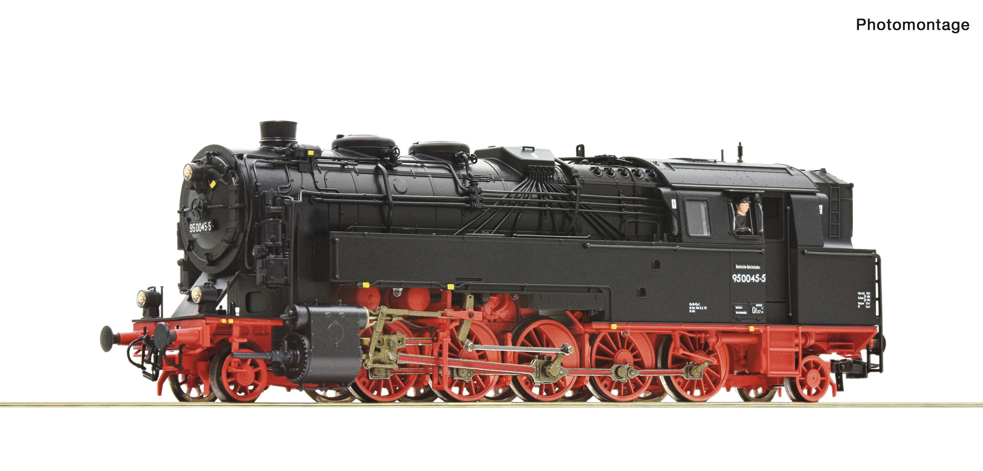 ROCO 7100008 DR BR95 0045-5 Steam Locomotive IV - dcctrainautomation.co.uk