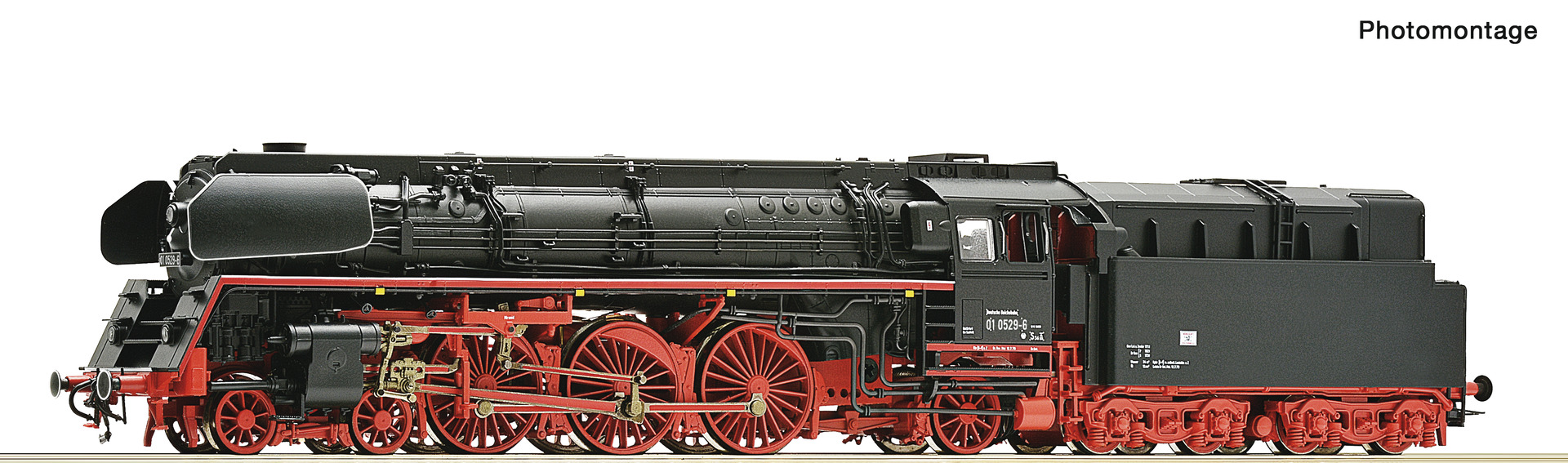 ROCO 7100017 DR BR01 0529-6 Steam Locomotive IV - dcctrainautomation.co.uk