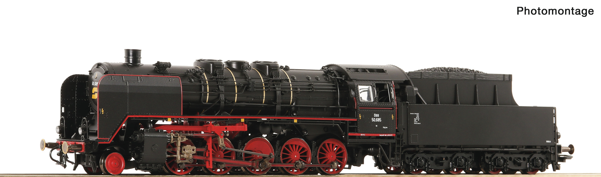 ROCO 7110016 OBB Rh50.685 Steam Locomotive IV (DCC-Sound ...